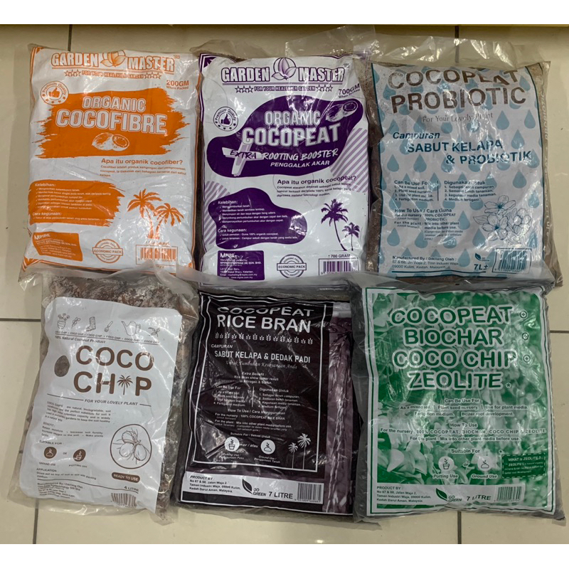 Organic cocochip, cocopeat, cocofibre, cocopeat probiotic, biochar ...