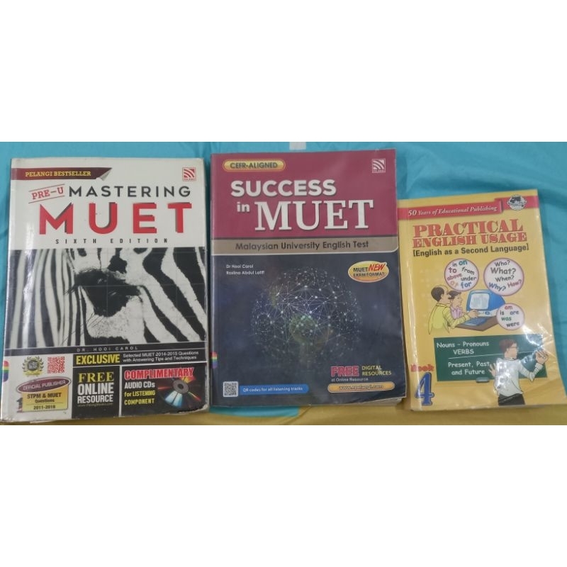 STPM Pelangi Second Hand MUET Text Book Grammar Practice Book Form 6 ...