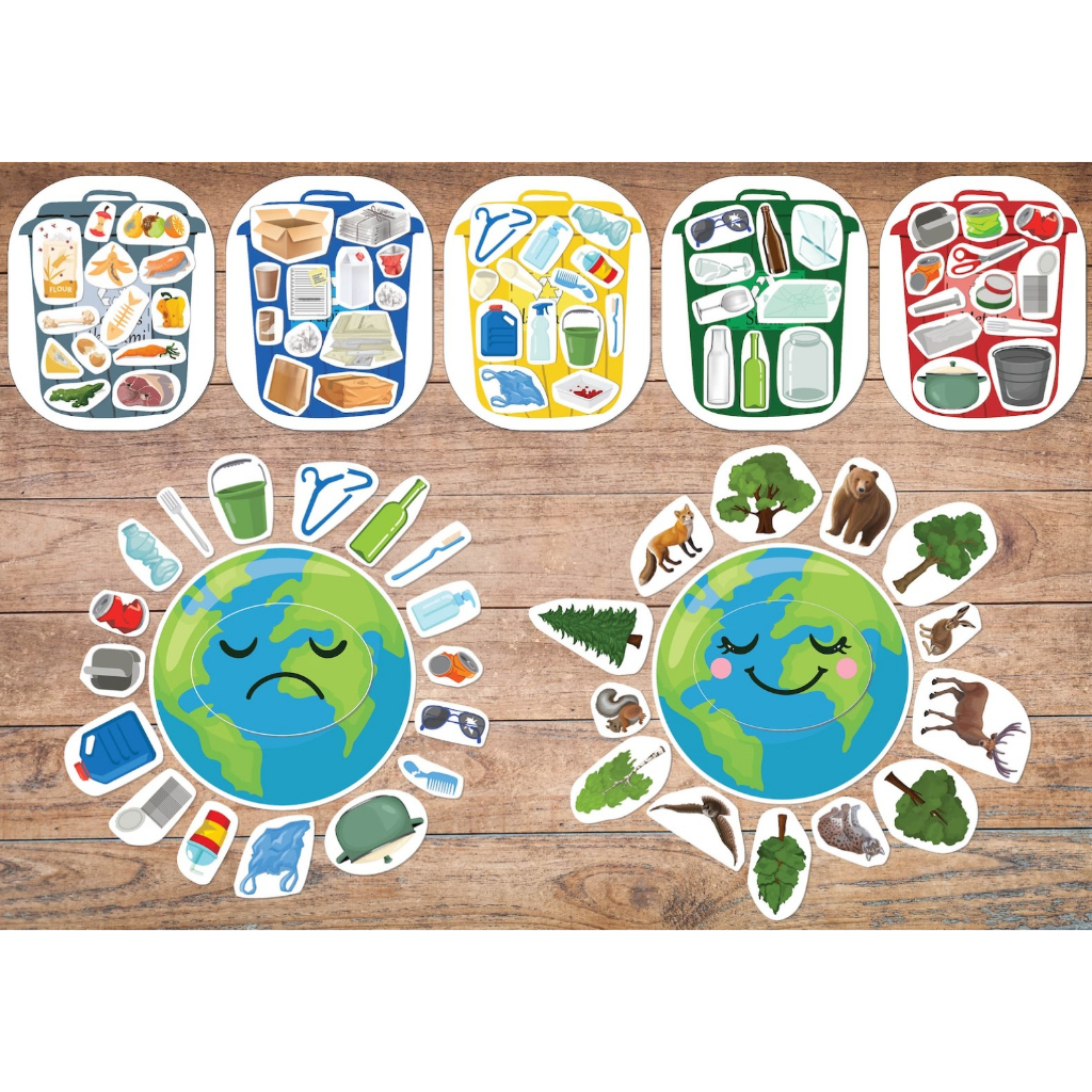 PDF] 027- Earth Day - Game Waste Sorting Printable Montessori Toddler ...