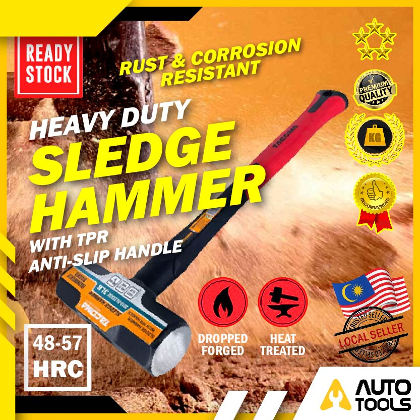 Sledge Hammer Heavy Duty hammer with Anti-Slip Handle Anti-Vibration ...