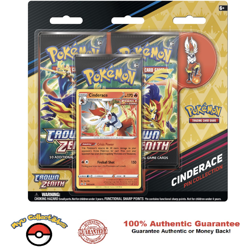 Pokemon TCG: Sword & Shield SS12.5 Crown Zenith Pin Collection | Shopee ...