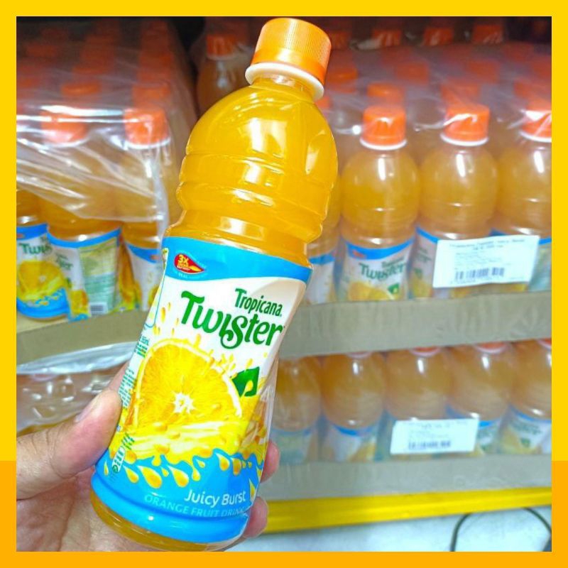 4 Bottles Air Oren Twister Tropicana Orange Fruit Drink 355ML | Shopee ...