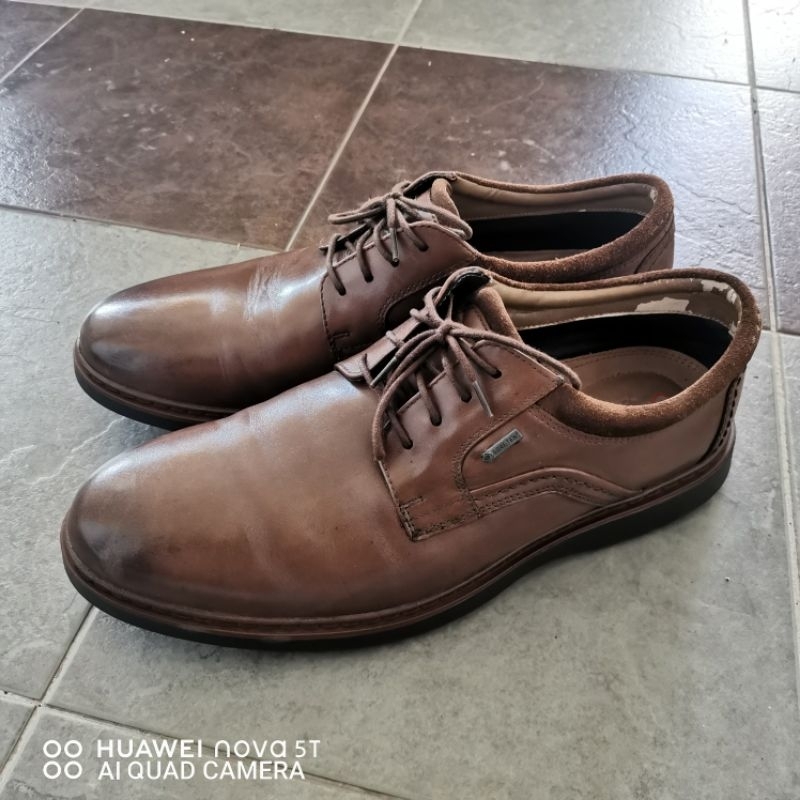 Genuine Clarks Shoe for Men Brown Colour Cow Leather / Kasut Kulit ...