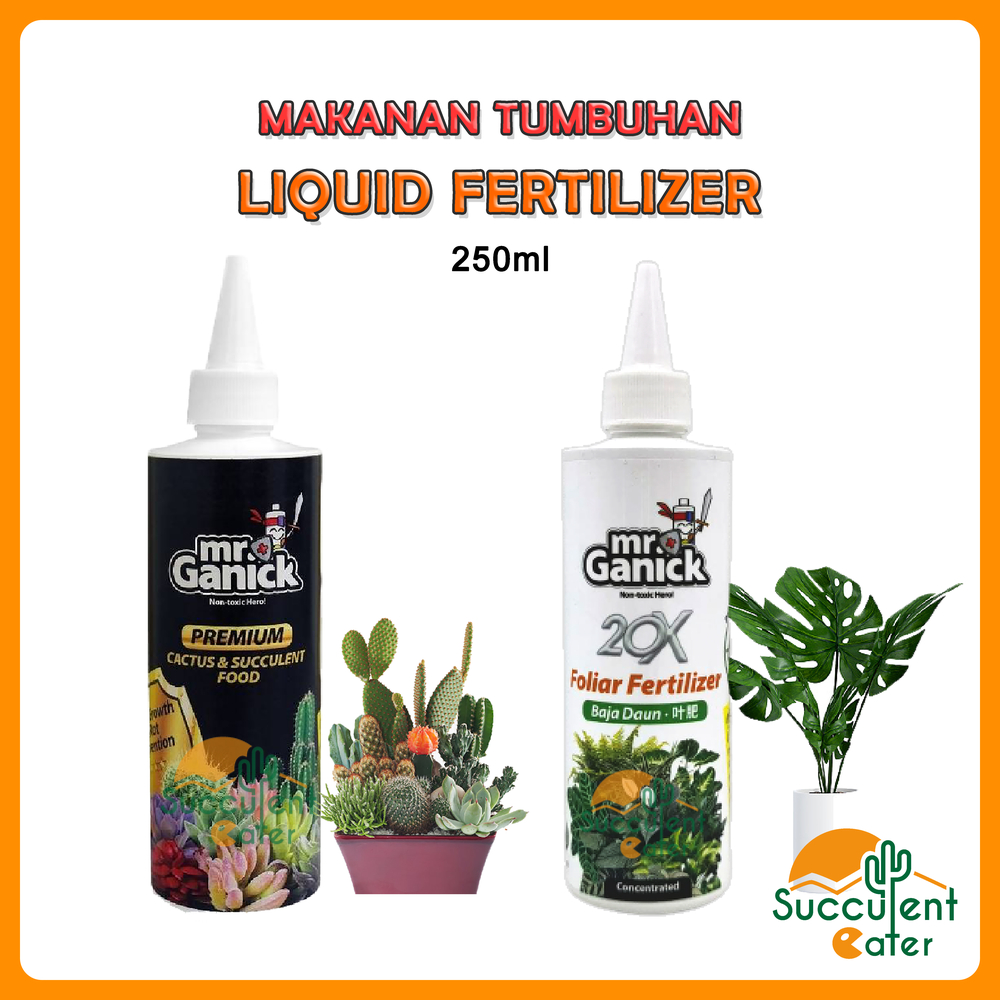 Baba Mr Ganick Cactus Succulent Food 20x Foliar Liquid Fertiliser ...