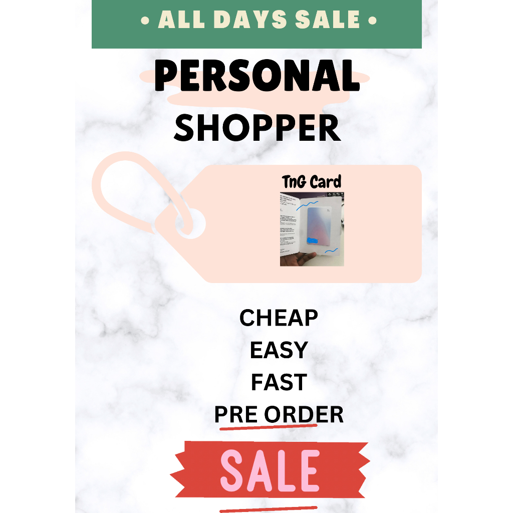 PERSONAL SHOPPER FOR CARD | Shopee Malaysia