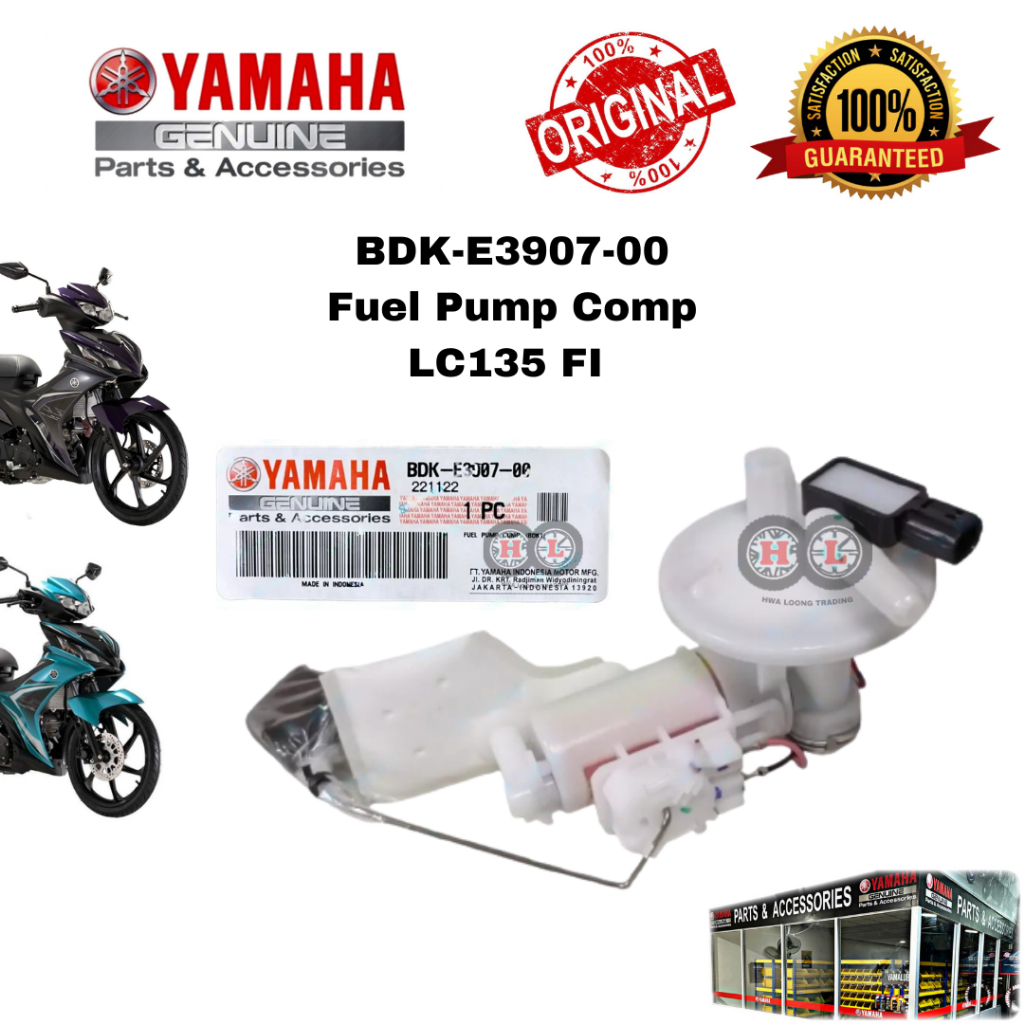 YAMAHA FUEL PUMP LC135 FI ORIGINAL ( BDK-E3907-00 ) - Fuel Pump ...