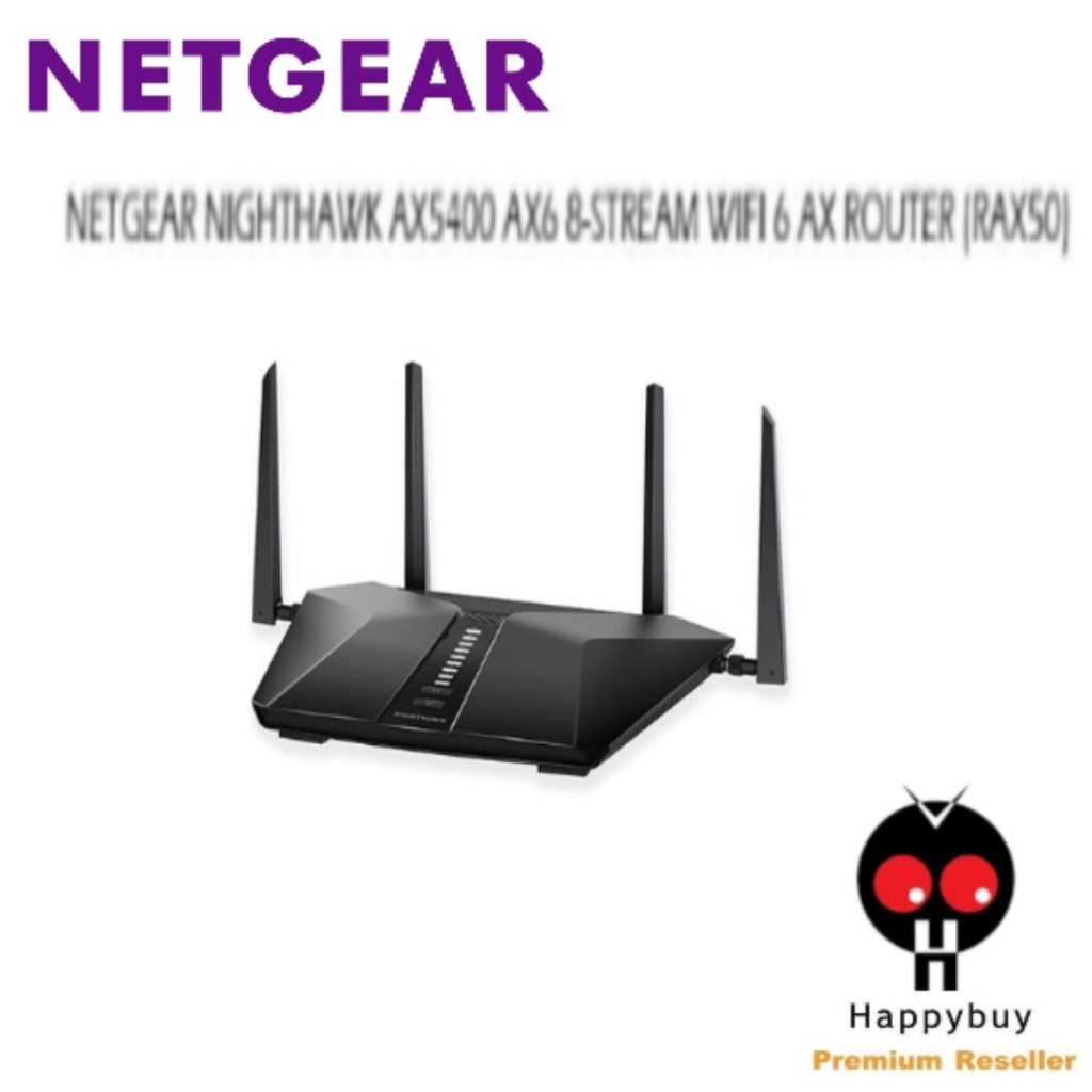 NETGEAR Nighthawk 6-stream AX5400 WiFi 6 Router (RAX50)【3 Years ...