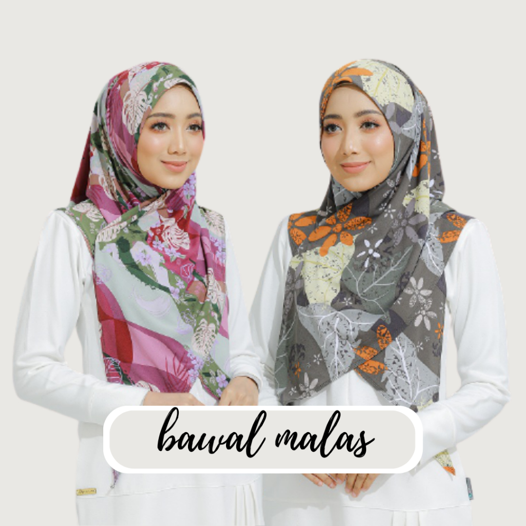 (NEW ITEM !) Bawal Lazy /Instant bawal ANTI KEDUT/Tudung easy /Bawal ...