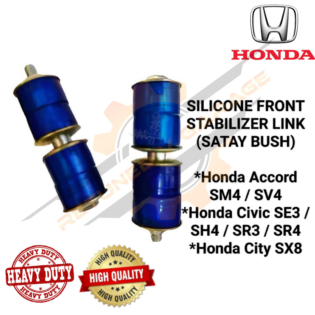 Honda Accord SM4 SV4 / City SX8 / Civic SE3 SH4 SR3 SR4 SILICONE FRONT ...