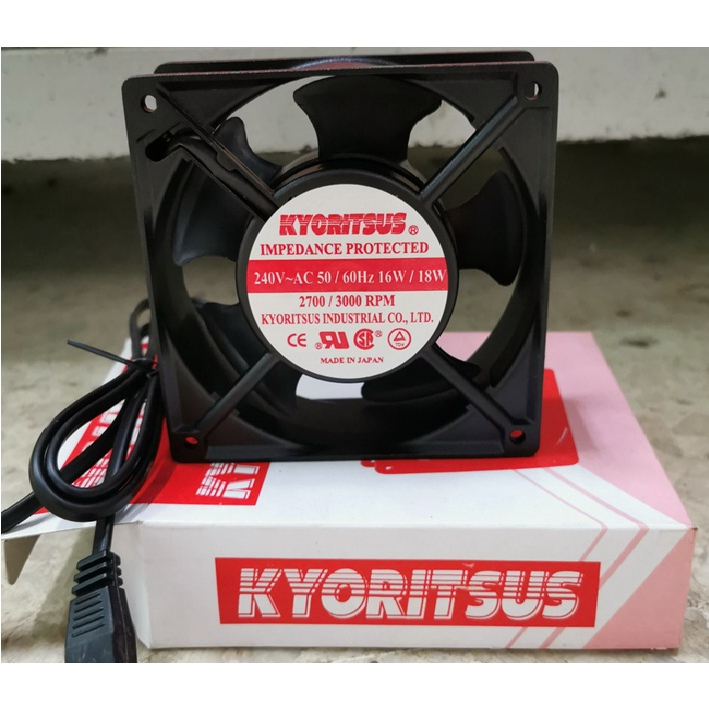 KYORITSUS AC8025 AC81238 240V Cooling Fan AC 240V 80MM 120MM Machine Computer 2 WIRE | Shopee ...