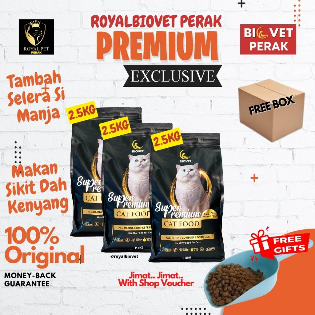 Biovet Royal Pet Cat Food Makanan Kucing Premium Superfood Kibble Untuk ...