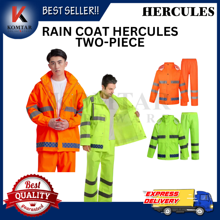 RAIN COAT HERCULES TWO-PIECE (HEAVY DUTY) | Shopee Malaysia