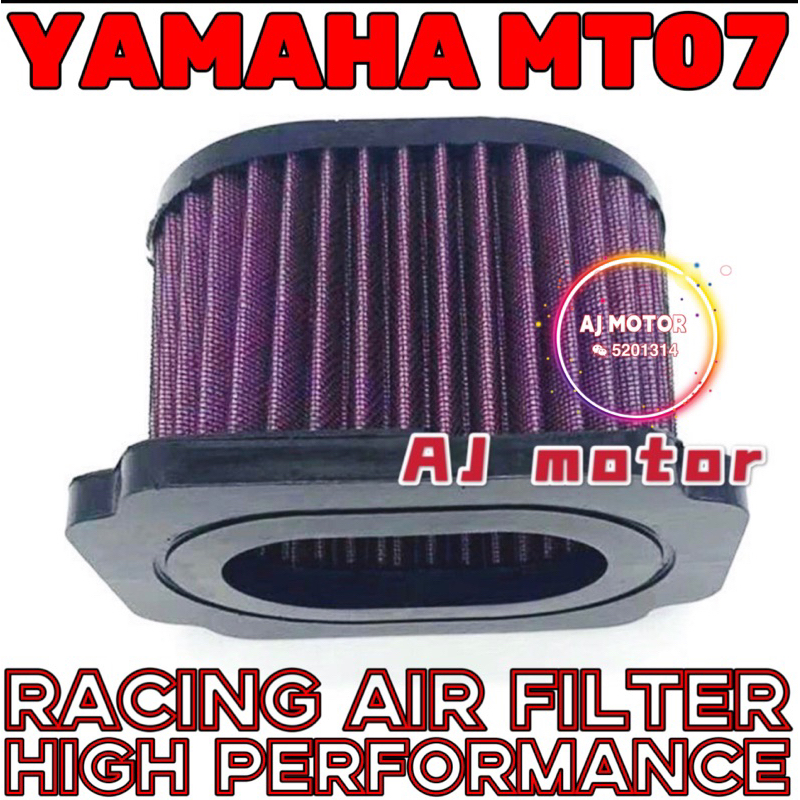 YAMAHA MT07 RACING AIR FILTER YAMAHA MT 07 CLEANER BOX KOTAK ANGIN BMC ...