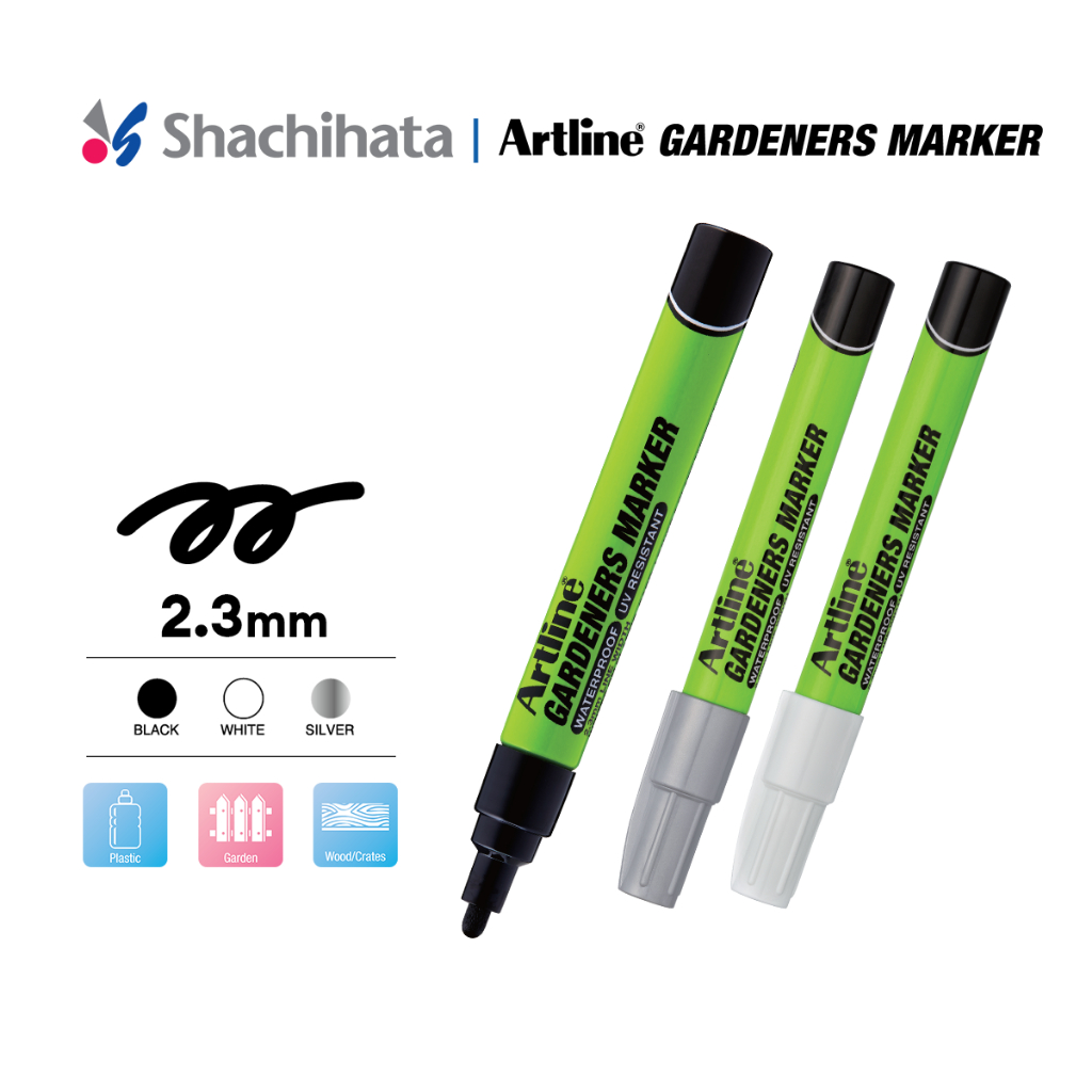 Artline Gardeners Marker Waterproof & UV Resistant Marker | Shopee Malaysia