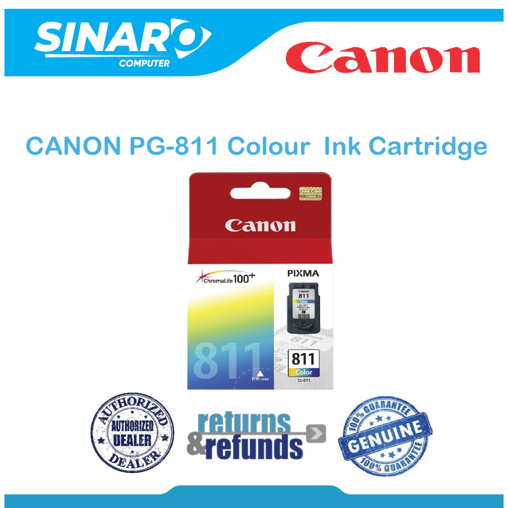 Canon CL-811 Color Ink Cartridge *READY STOCK* | Shopee Malaysia