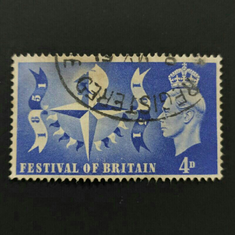 1951 Stamp United Kingdom-Unique Used Stamp-4D Festival of Britain ...