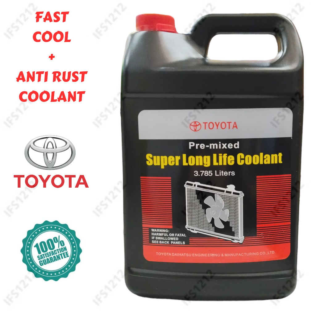 🇲🇾ORI NEW🔥 08889-80061 TOYOTA PRE-MIXED SUPER LONG LIFE COOLANT 3.785L ...