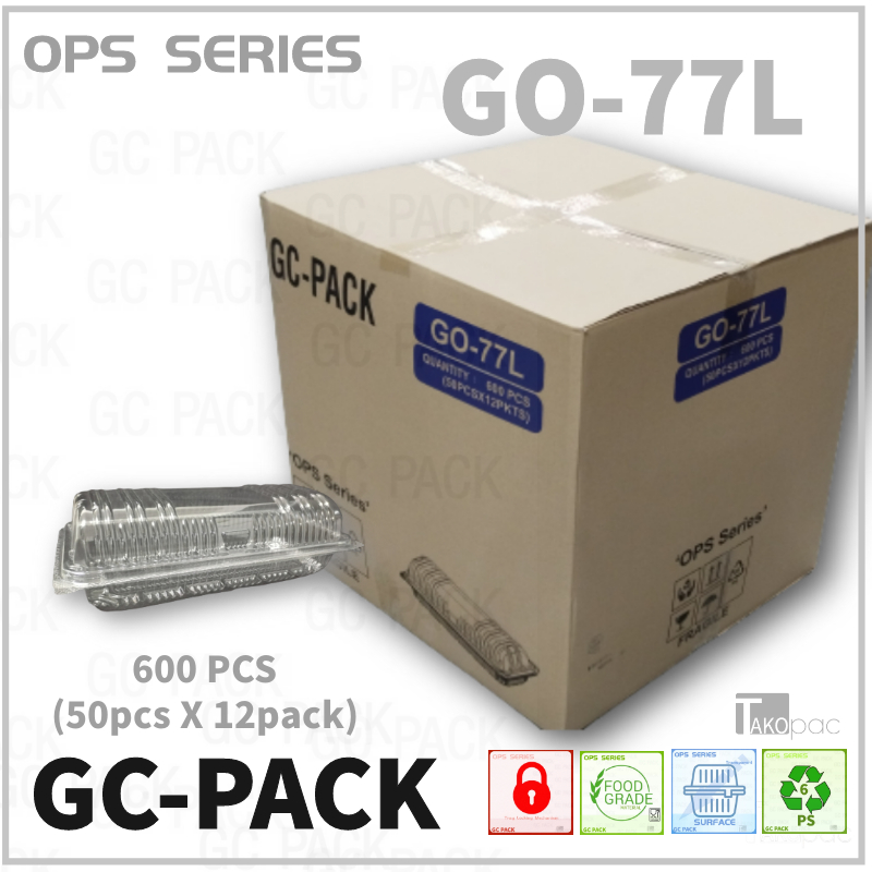 GO-77L - GC PACK OPS Plastic Tray with Lock [BULK 600pcs±]Swiss Roll ...