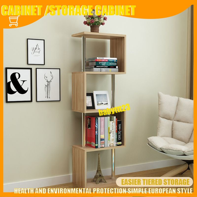 Simple and modern bookshelf bookshelf desk bookshelf small bookshelf ...