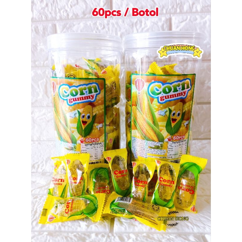 Sweet Corn Jagung Gummy Viral 60pcs / Botol ( OFFER ) | Shopee Malaysia