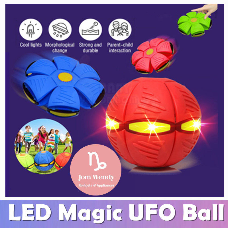 New Stock - 6 LED Bola Magic Flying Saucer Ball UFO Flying Ball Flat ...