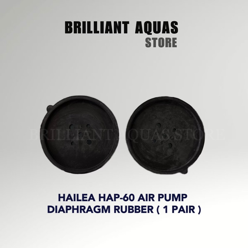 Diaphragm Rubber Replacement Parts For Air Pump Hailea HAP-60 ( 1 pair for 2 pieces ) | Shopee ...