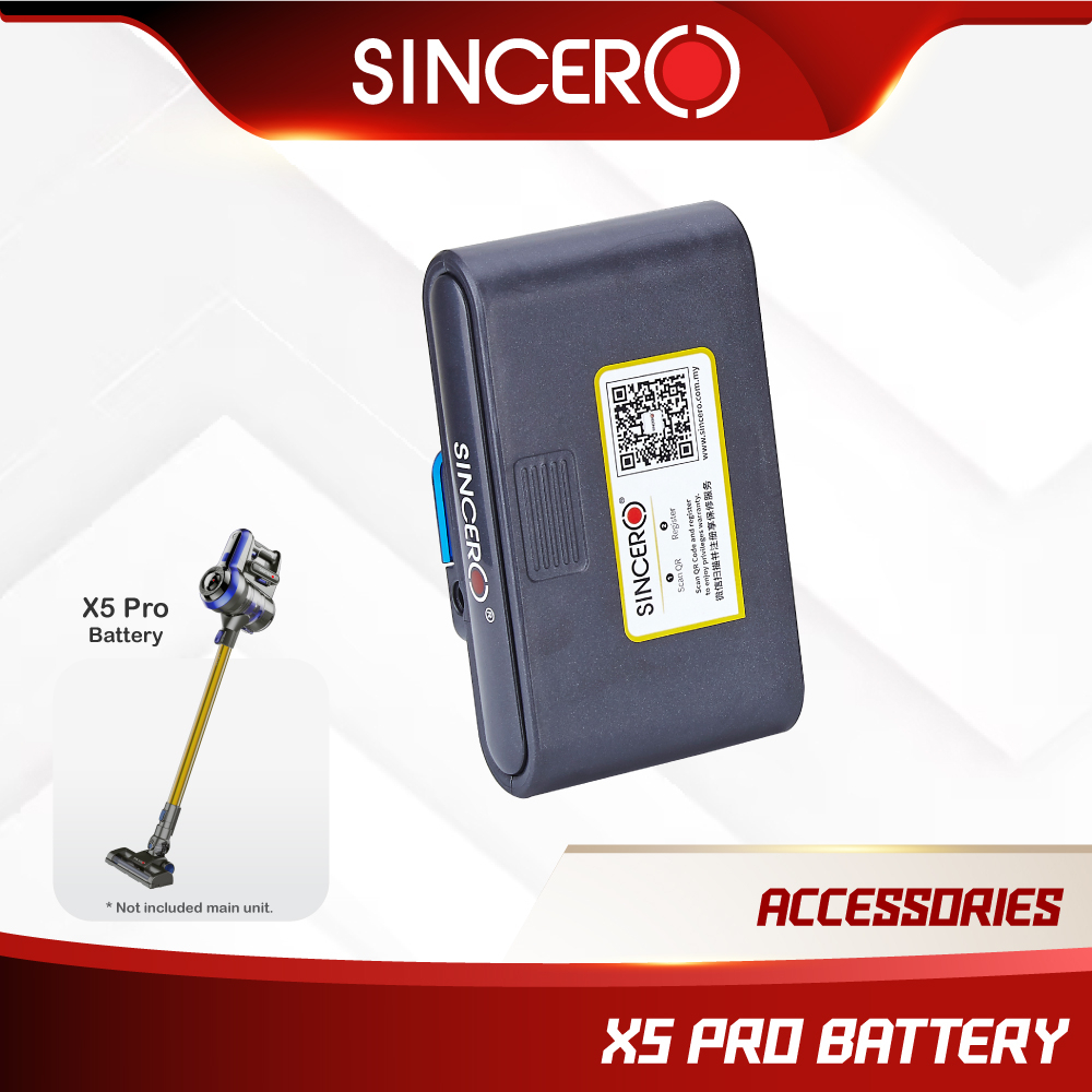 Sincero Rechargeable/Removable X5 Pro Battery Vacuum Cleaner | Shopee ...