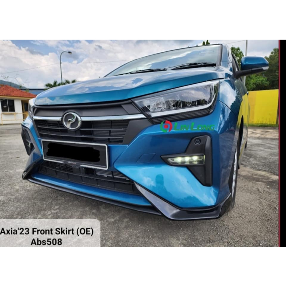 PERODUA AXIA 2023 GU GEAR UP STYLE FULLSET SKIRTING -WITH PAINTING ...