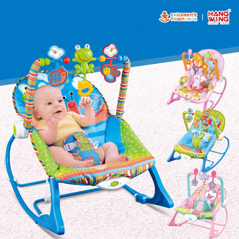 Baby Rocker Bouncer New Born Music Chair Musical Baby playmat | Shopee ...