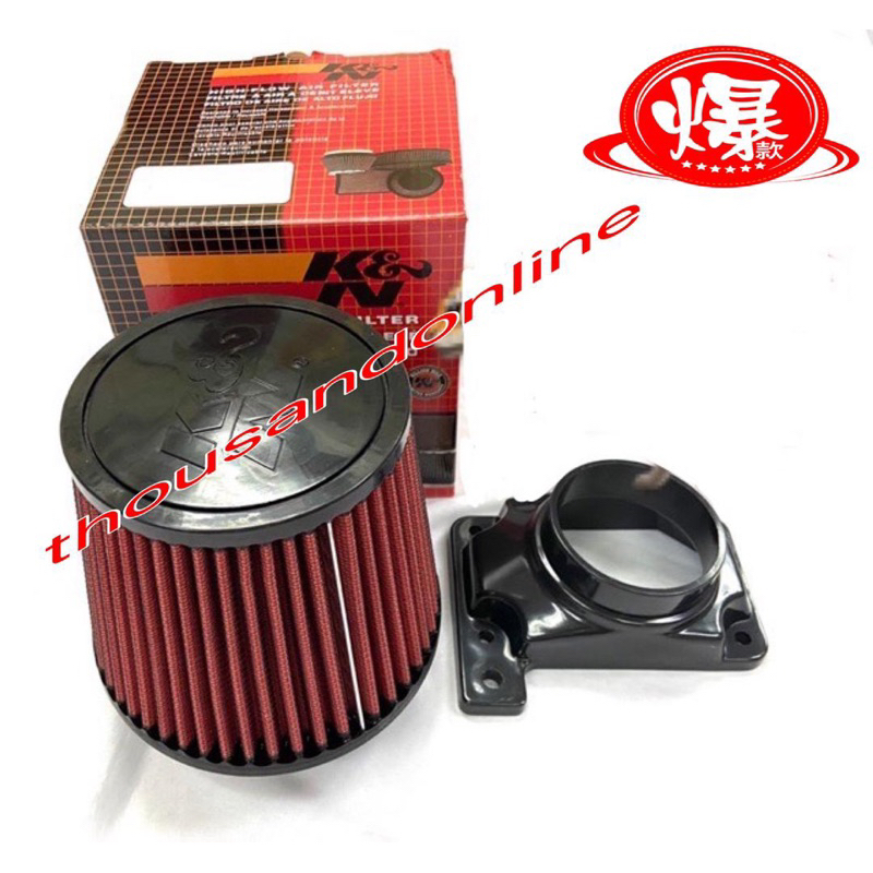 UNIVERSAL K&N Air Sport performance Filter/Power Flow 3”(76mm)+Wira 1.6 ...
