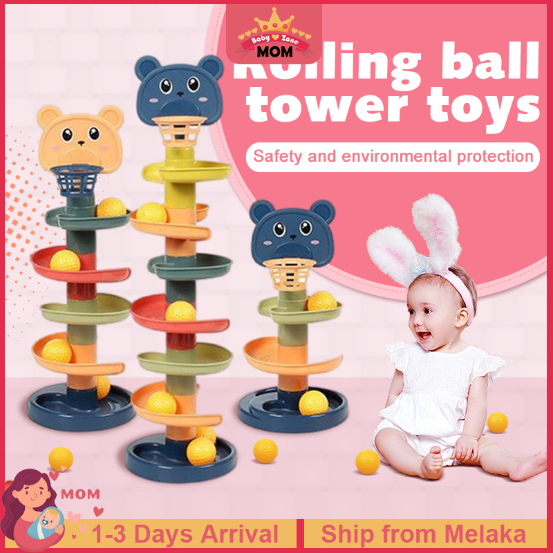 Baby Toys Rolling Ball Tower Toy Early Educational Toy For Babies ...