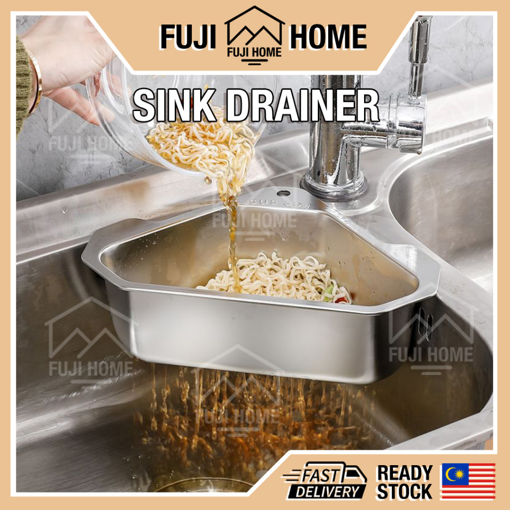 🏠READY STOCK🏠Corner Sink Strainer Sink Filter Anti Blocking Filter Sink ...