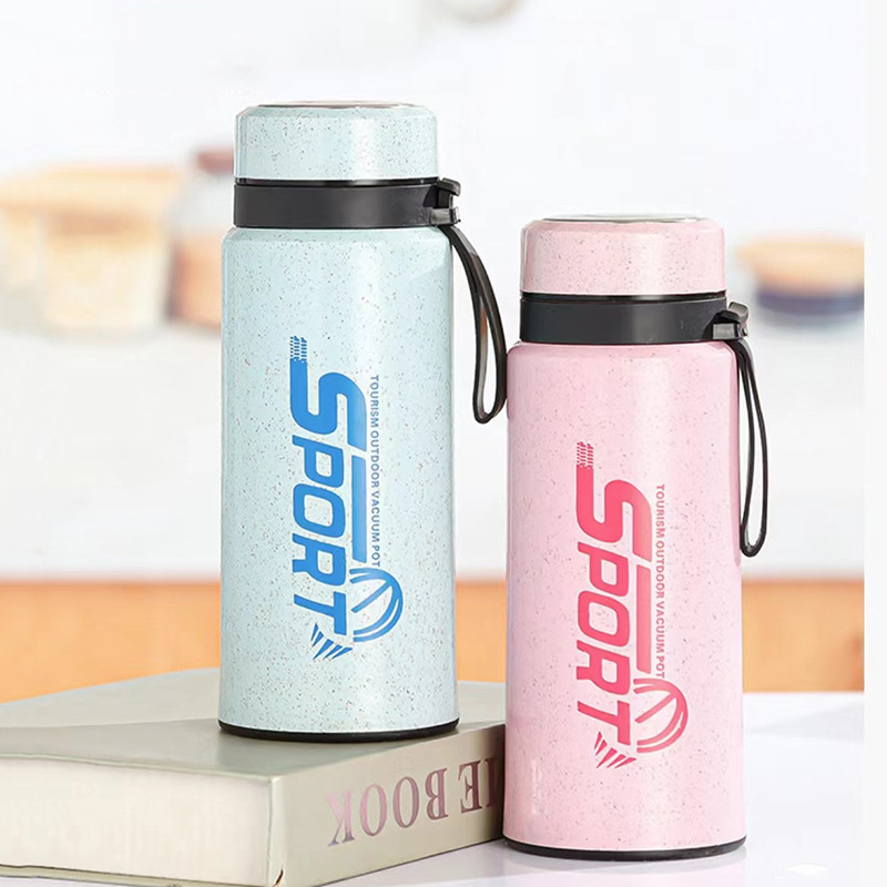 500ml BOTOL AIR KACA TAHAN PANAS glass water bottle cup student office ...