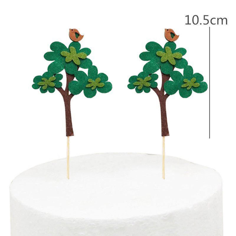 Cake Topper Tree Birthday Cake topper Cake decoration 树木蛋糕插件 pokok ...