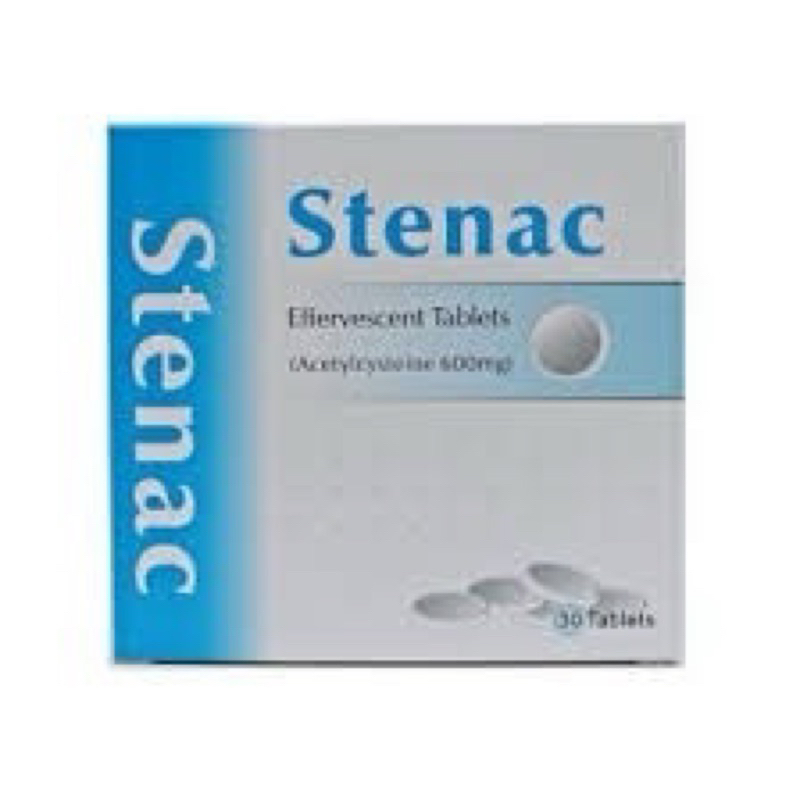 Stenac 600mg Effervescent Tab 30’s (kahak, Phelgm) | Shopee Malaysia