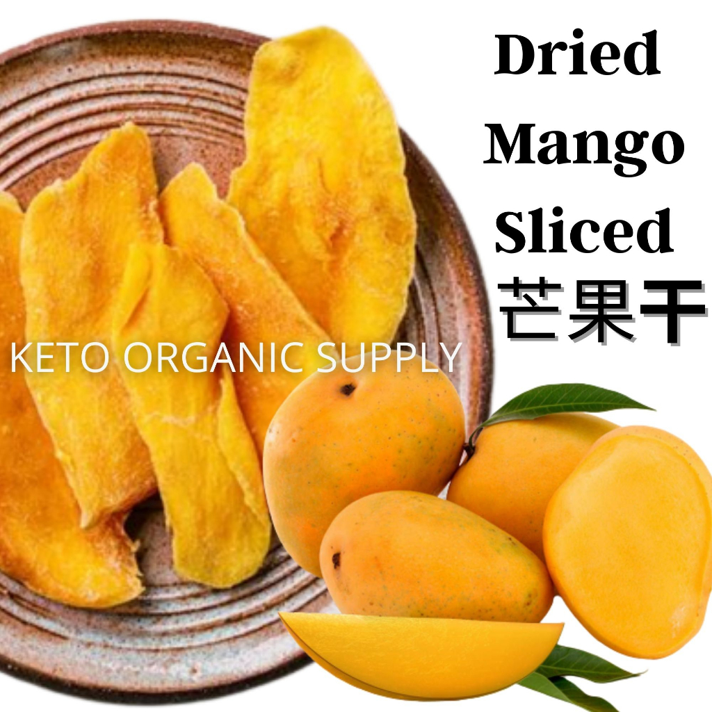 Dried Mango Slice 100g - 1KG 芒果干 Ready to Eat | No Sulphur | Manisan ...