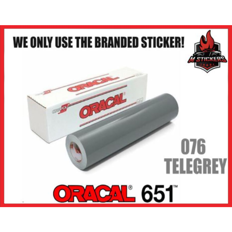 1METER STICKER ORACAL 651 GLOSSY CUTTING STICKER Balloon Stiker Car ...