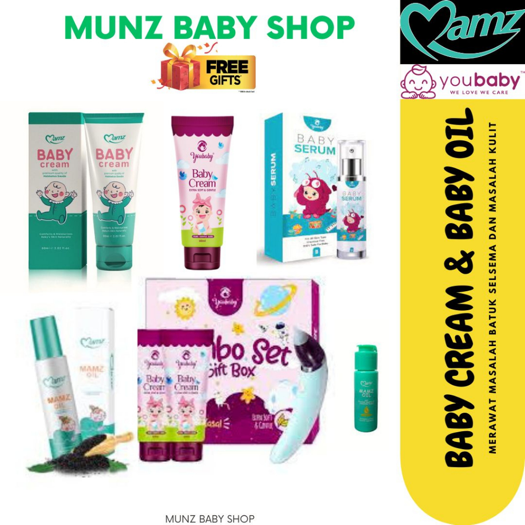 YouBaby Cream / Mamz Cream / MamzOil /Oringnal /Eczema /Kembung Perut ...
