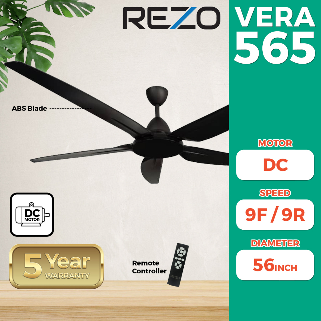 REZO Ventus MY56/5B / S106 / S306 Home Remote / Regulator Ceiling Fan ...