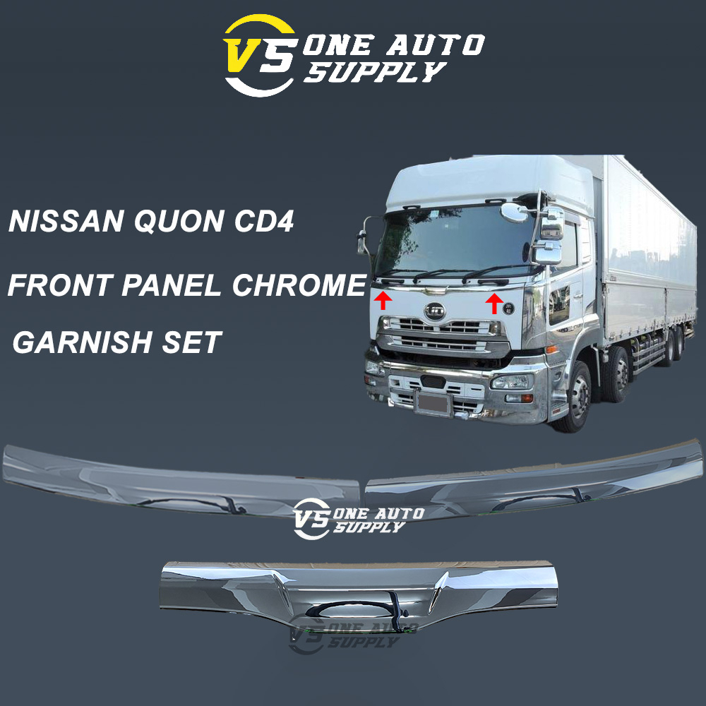 NISSAN QUON CD4 FRONT PANEL CHROME GARNISH SET | Shopee Malaysia