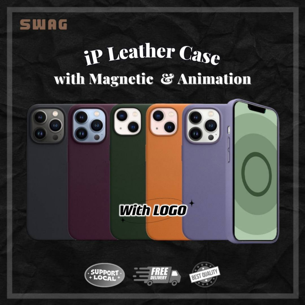 Leather Magnet Case with Animation Compatible for iPhone 13 Pro Max 13 ...