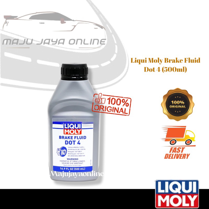 Liqui Moly minyak brake,Brake Fluid Dot 4 (500ml) | Shopee Malaysia