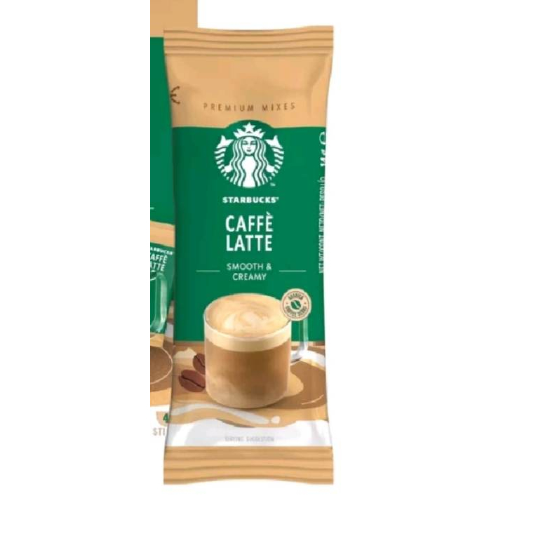 STARBUCKS Caffe Latte Premium Coffee Mix 14g x 1 stick | Shopee Malaysia