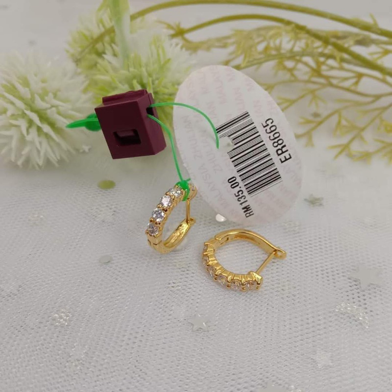 🔥🔥SUBANG EMAS ANTING ANTING EMAS EMAS SADUR ZHULIAN GOLD EARRINGS VIRAL ...