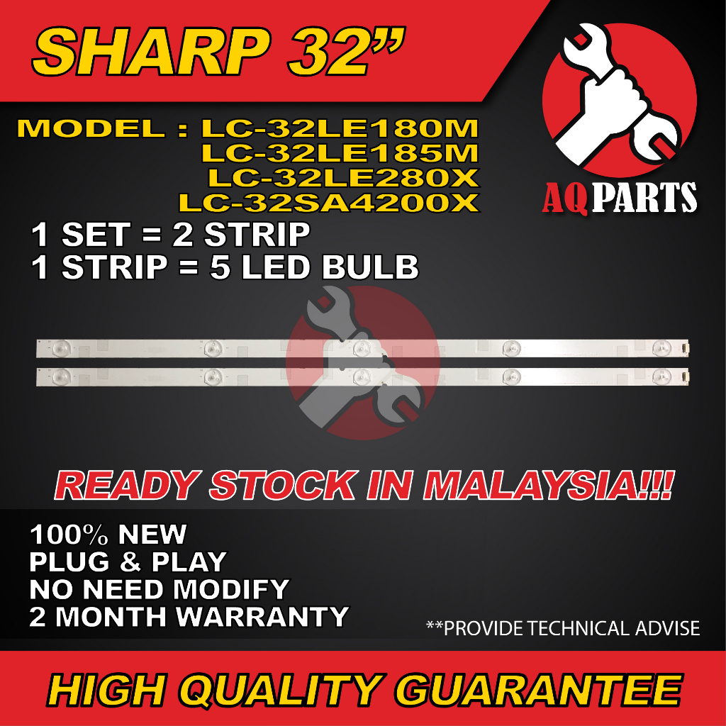 LC-32LE180M ,LC-32LE185M ,LC-32LE280X ,LC-32SA4200X , SHARP 40“ LED TV ...
