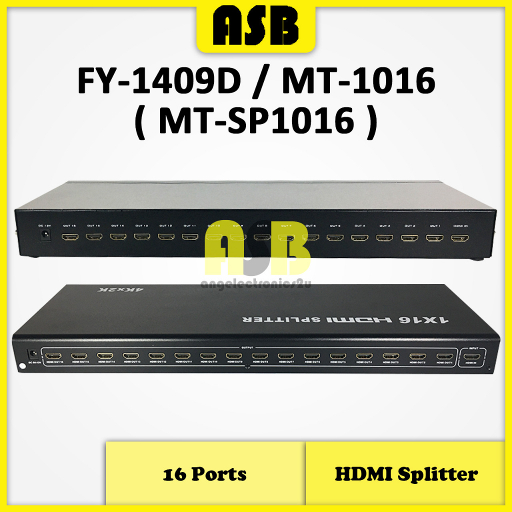 HDMI Splitter ( 16 Ports ) | Shopee Malaysia