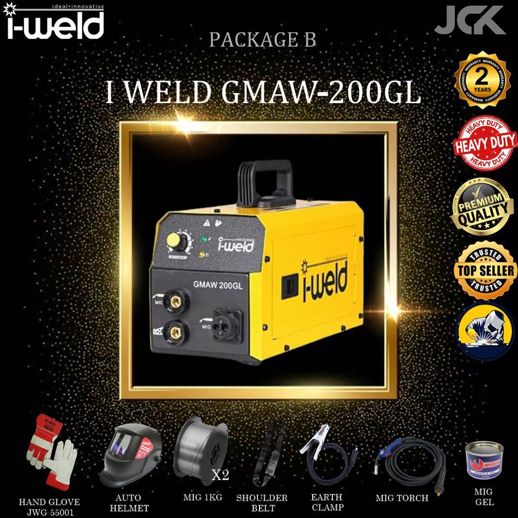 I-WELD GMAW-200GL WELDING MACHINE GASLESS | Shopee Malaysia
