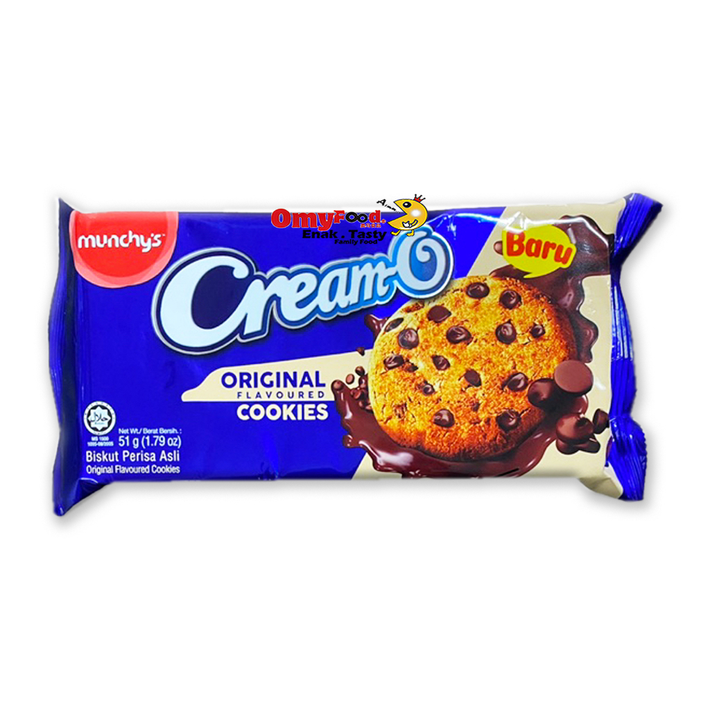 51g Munchy's Cream-O Cookies [Original / Dark Chocolate][OmyFood ...