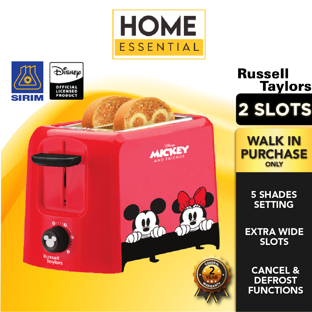 Russell Taylors x Disney Mickey And Friends Bread Toaster D3 | 5 Shade ...
