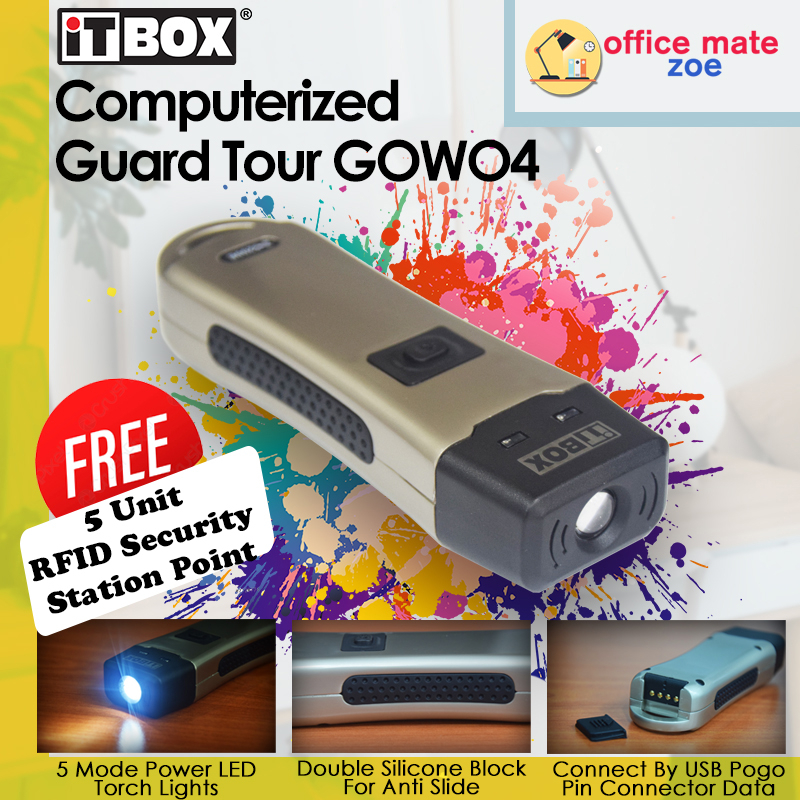 iTBOX GOWO4 Computerized Guard Tour System | Patrol System | RFID ...